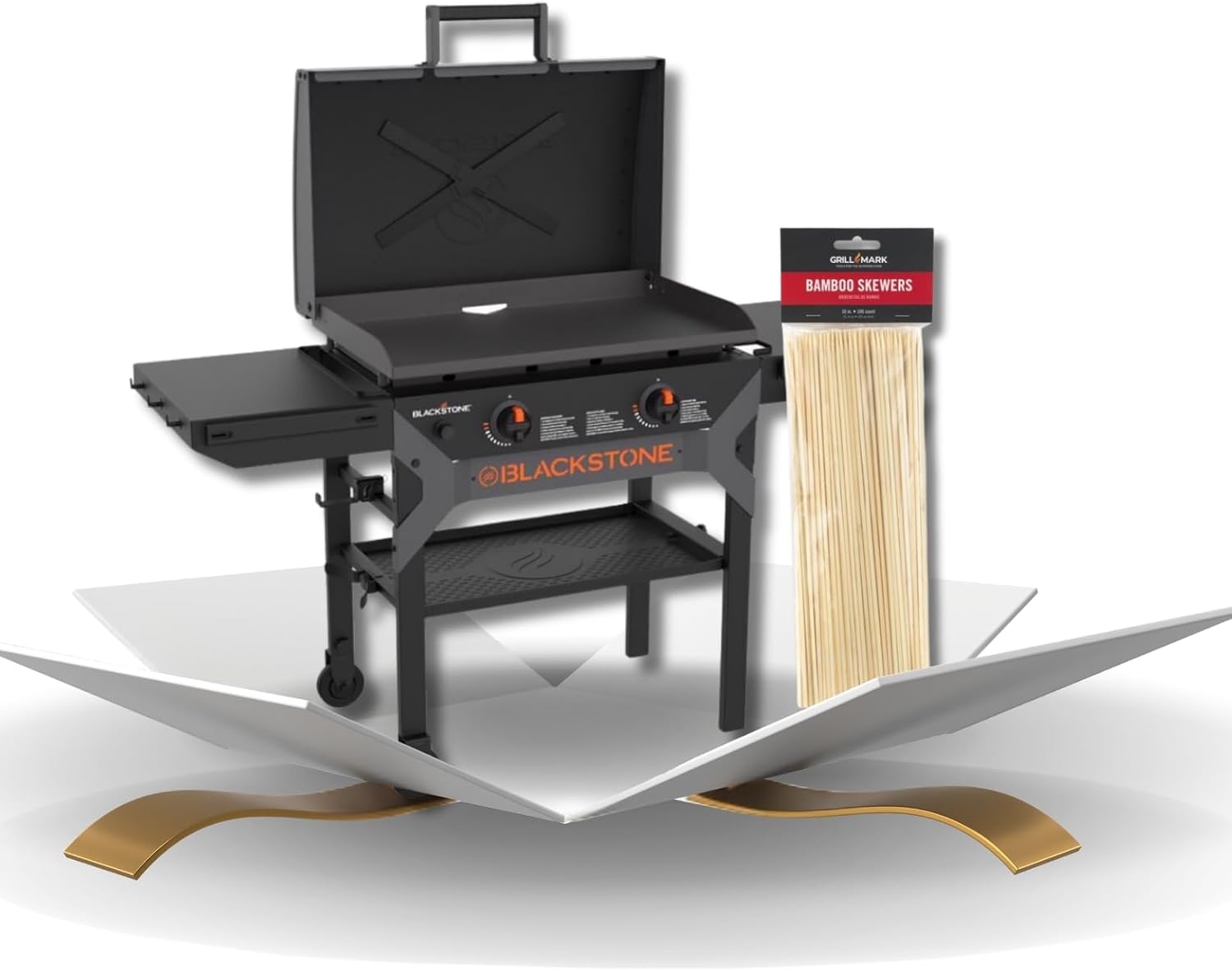Amazon.com: Blackstone Iron Forged 2 Burner Liquid Propane Outdoor ...