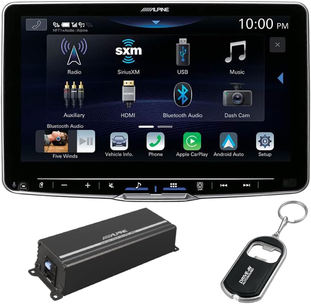 Amazon.com: Alpine ILX-F509 9" Touchscreen Digital Multimedia Receiver ...