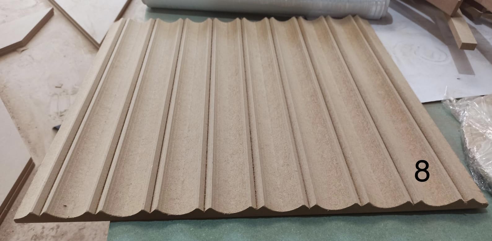 3d Wood Wave Mdf Fluted Wall Panel Carved Mdf Wall | Desertcart INDIA