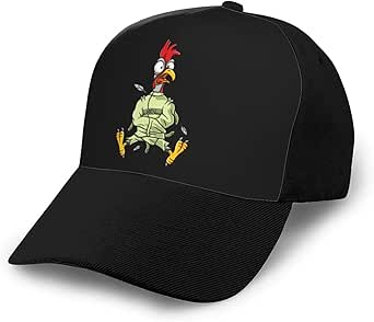LIFANGMI Funny Screaming Chicken Baseball Cap Breathable Curved Brim ...