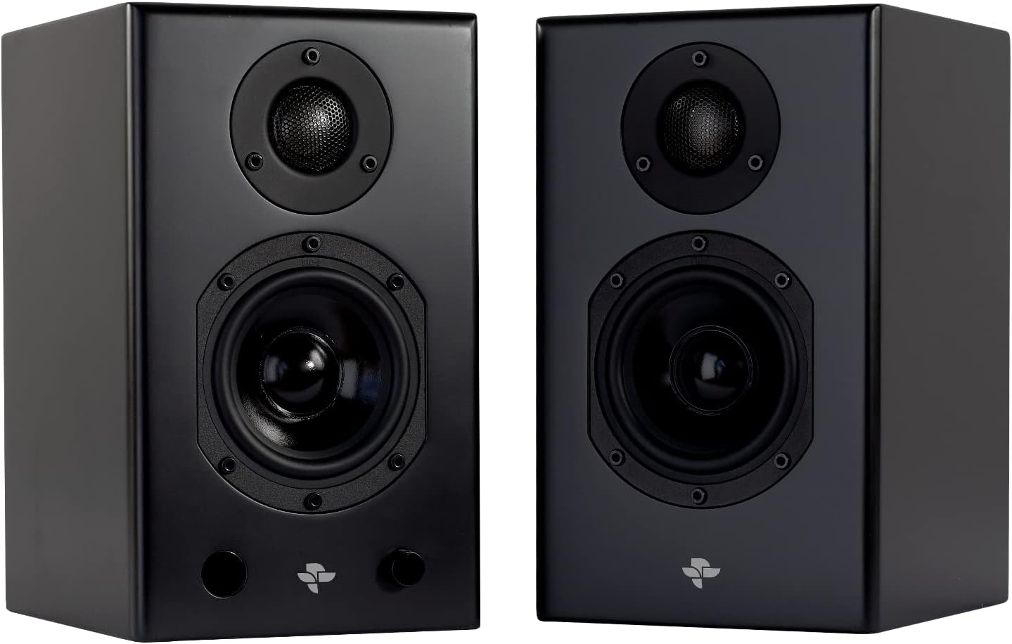 Totem Kin Play Mini Powered 70 watt Speakers with Bluetooth - Black ...