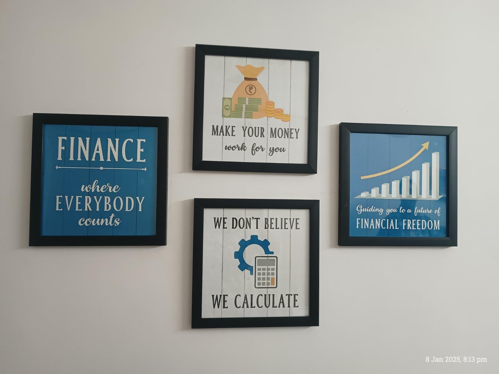 Chaka Chaundh - Finance Quotes Frame - Accounting Quotess Framed Poster ...