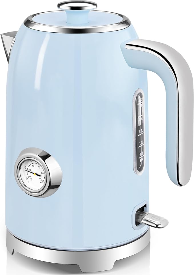 Amazon.com: SUSTEAS Electric Kettle - 57oz Hot Tea Kettle Water Boiler ...