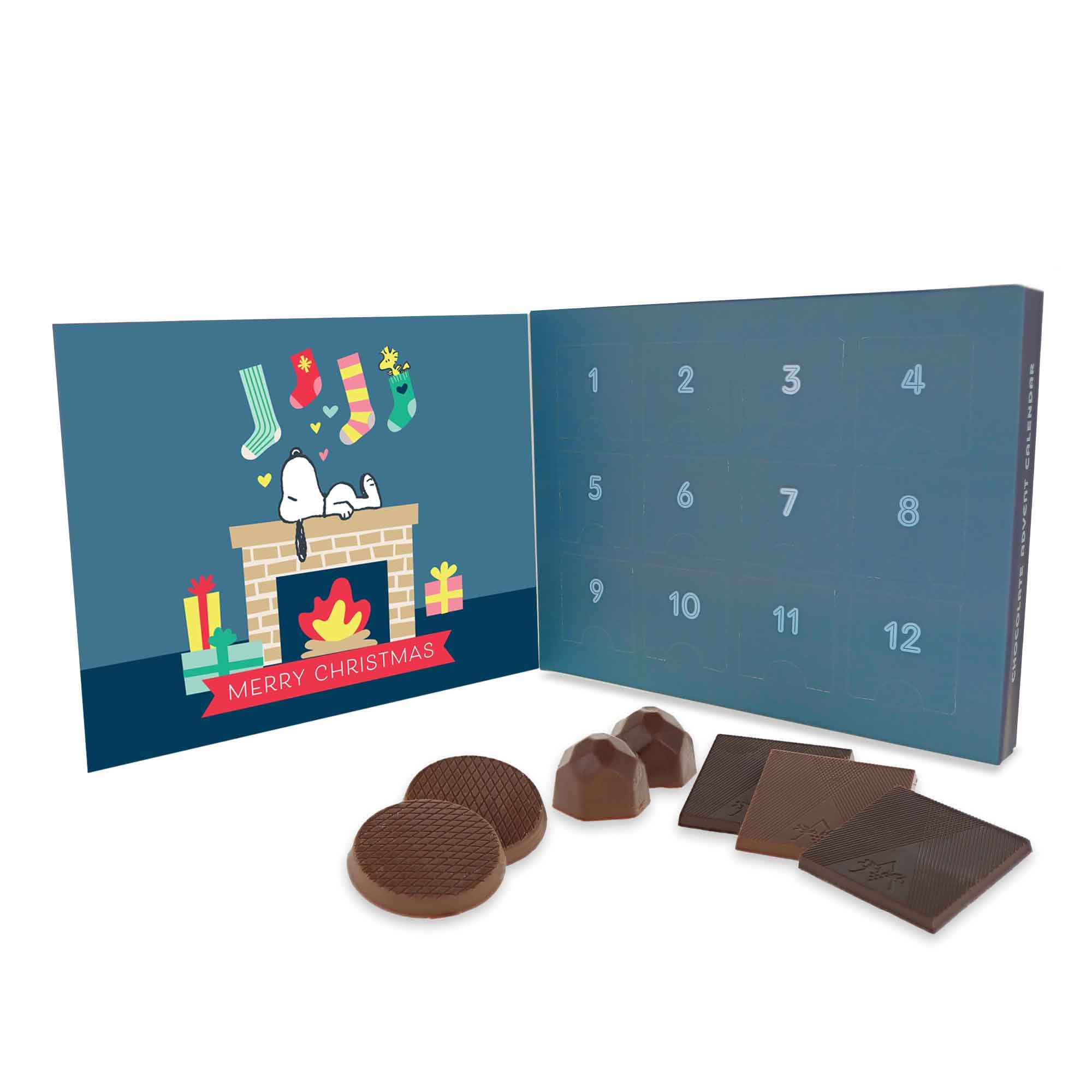 Snapklik.com : Peanuts Chocolate 12 Days Of Snoopy Christmas Advent ...