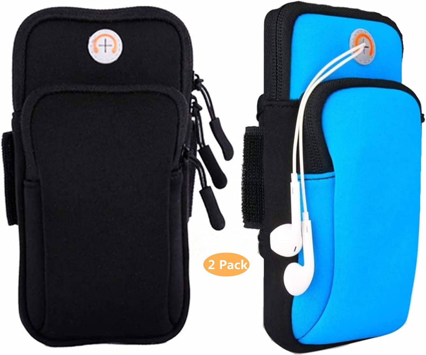 2 Pack Running Armband, Arm Phone Holder for Running, Cell Phone ...
