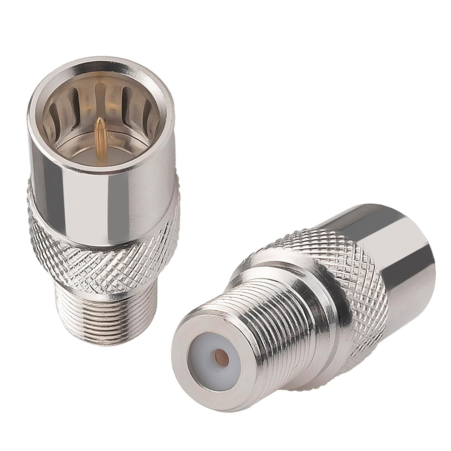 Coax Quick Connector Quick Push On Male to F Female Adapter F Type Male ...