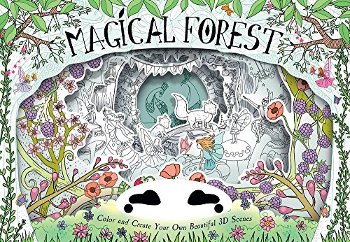 Magical Forest: Color and Create Your Own Beautiful 3D Scenes (3D ...