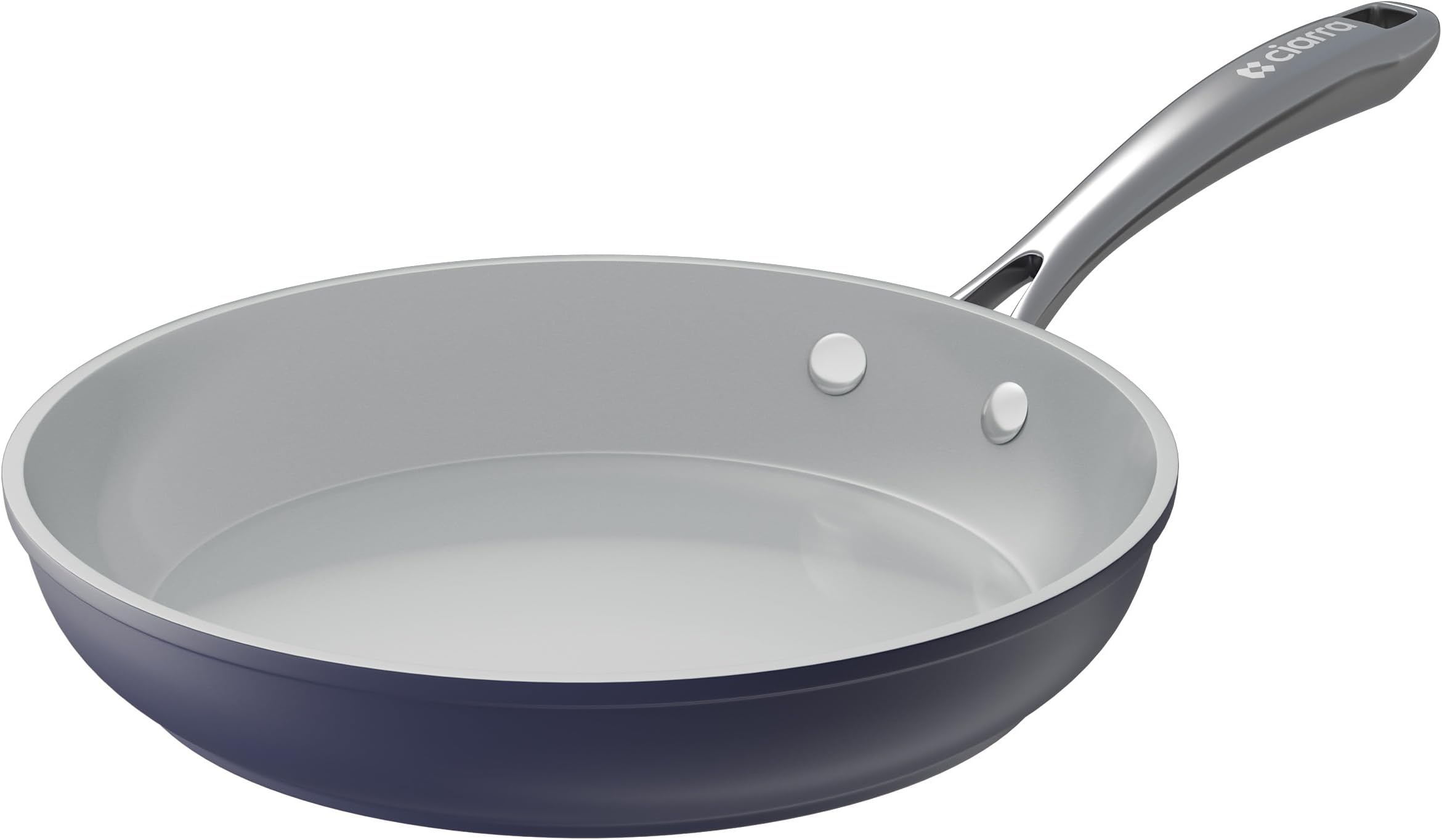 Amazon.com: CIARRA Nonstick Ceramic Frying Pan, Non Toxic, PTFE & PFOA ...