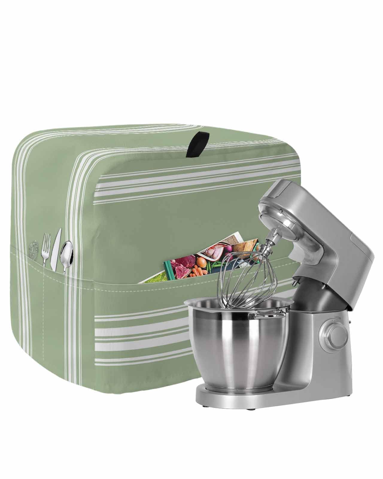 Amazon.com: Lsrtoss Stand Mixer Cover, Sage Green Farmhouse Kitchen ...