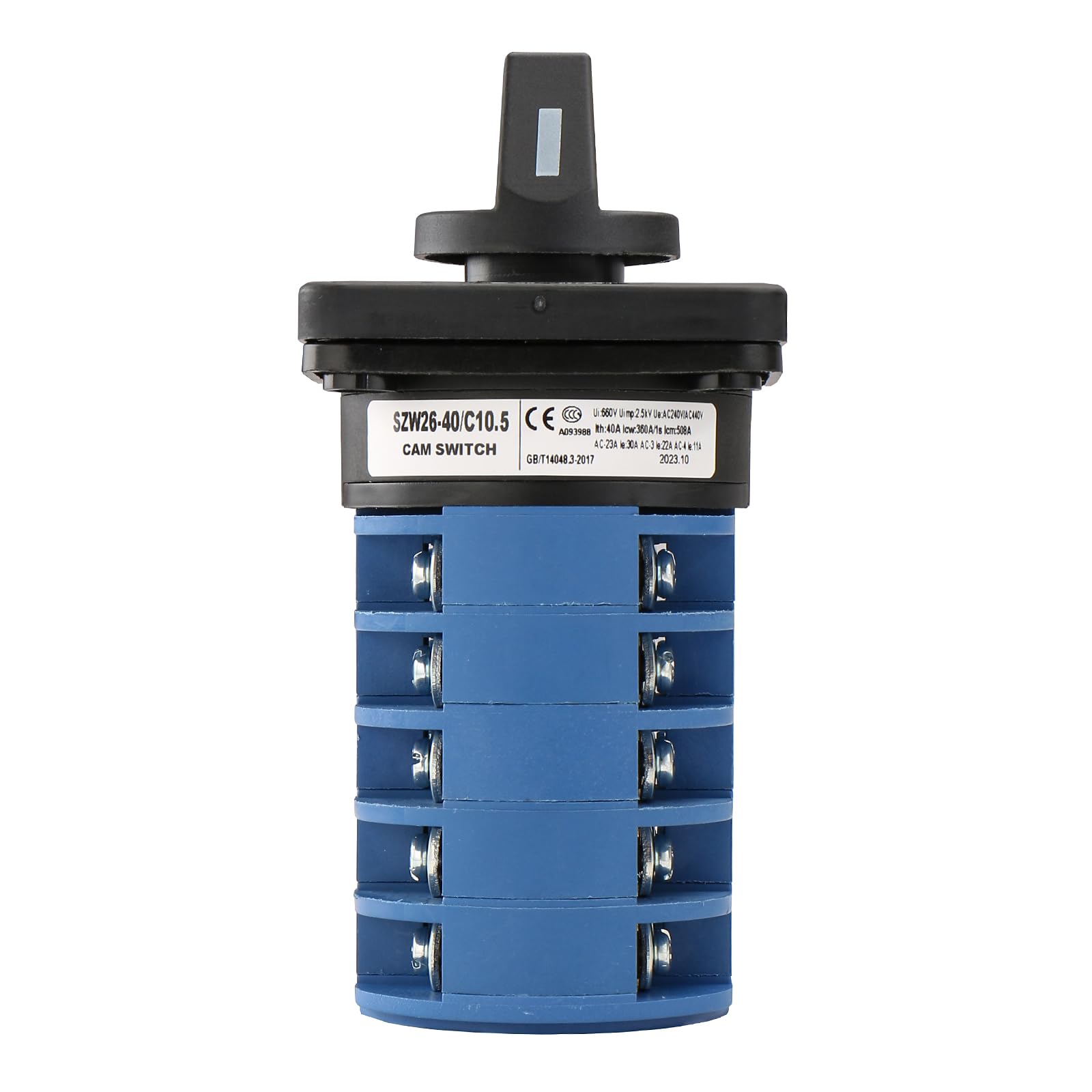 Universal Rotary Changeover Switch Baomain 660V 40A 4 Positions 12 ...