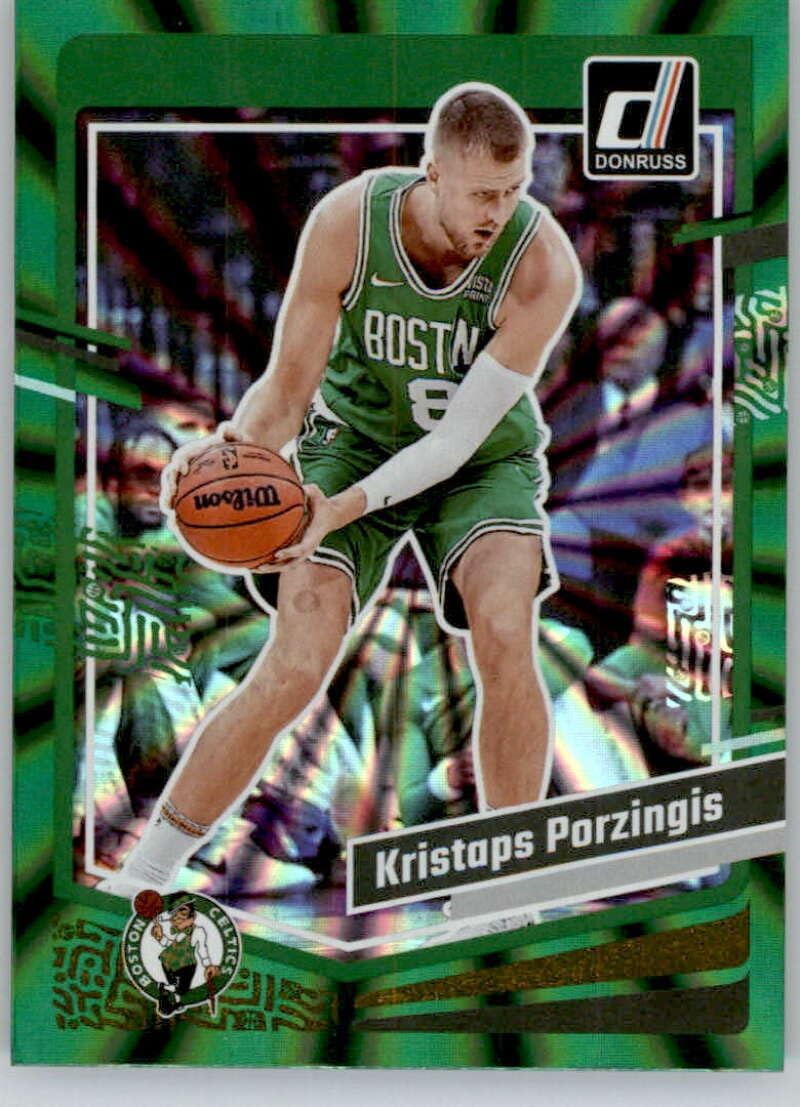 Amazon.com: 2023-24 Donruss Holo Green Laser #33 Kristaps Porzingis ...