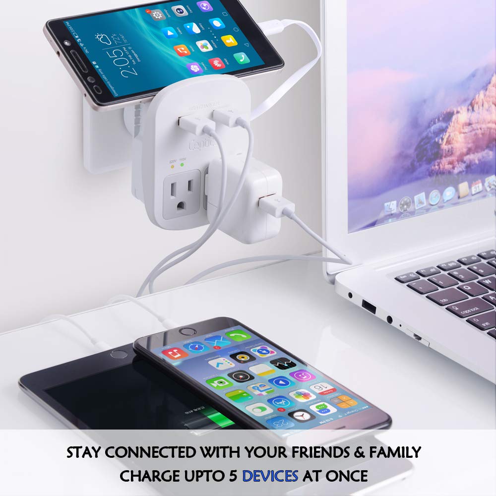 Enjoy Stress-Free Travel with the Ceptics World Travel Adapter Kit ...