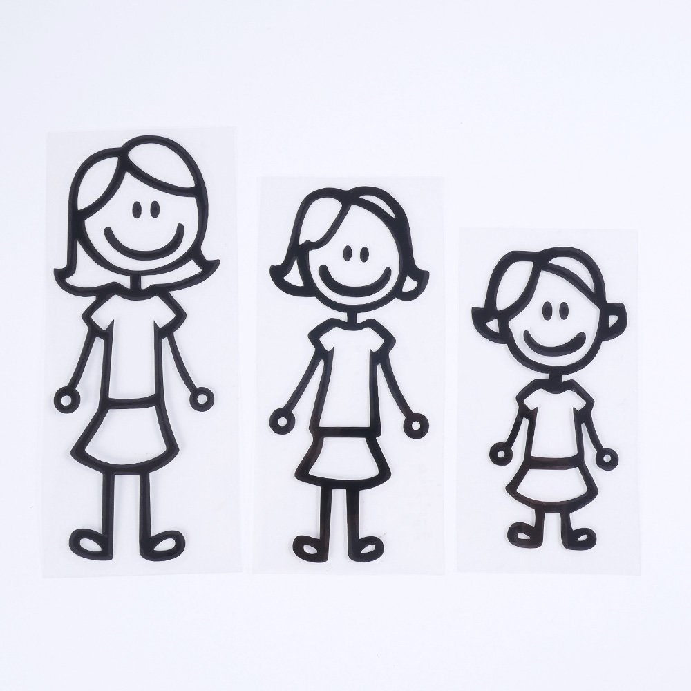 Stick People Decals Stick Figure Decals Etsy Nederland