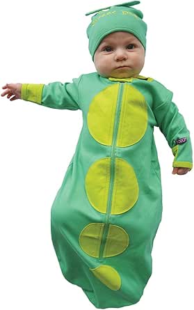 Amazon.com: Sozo Unisex-baby Newborn Sweet Pea Bunting and Cap Set ...