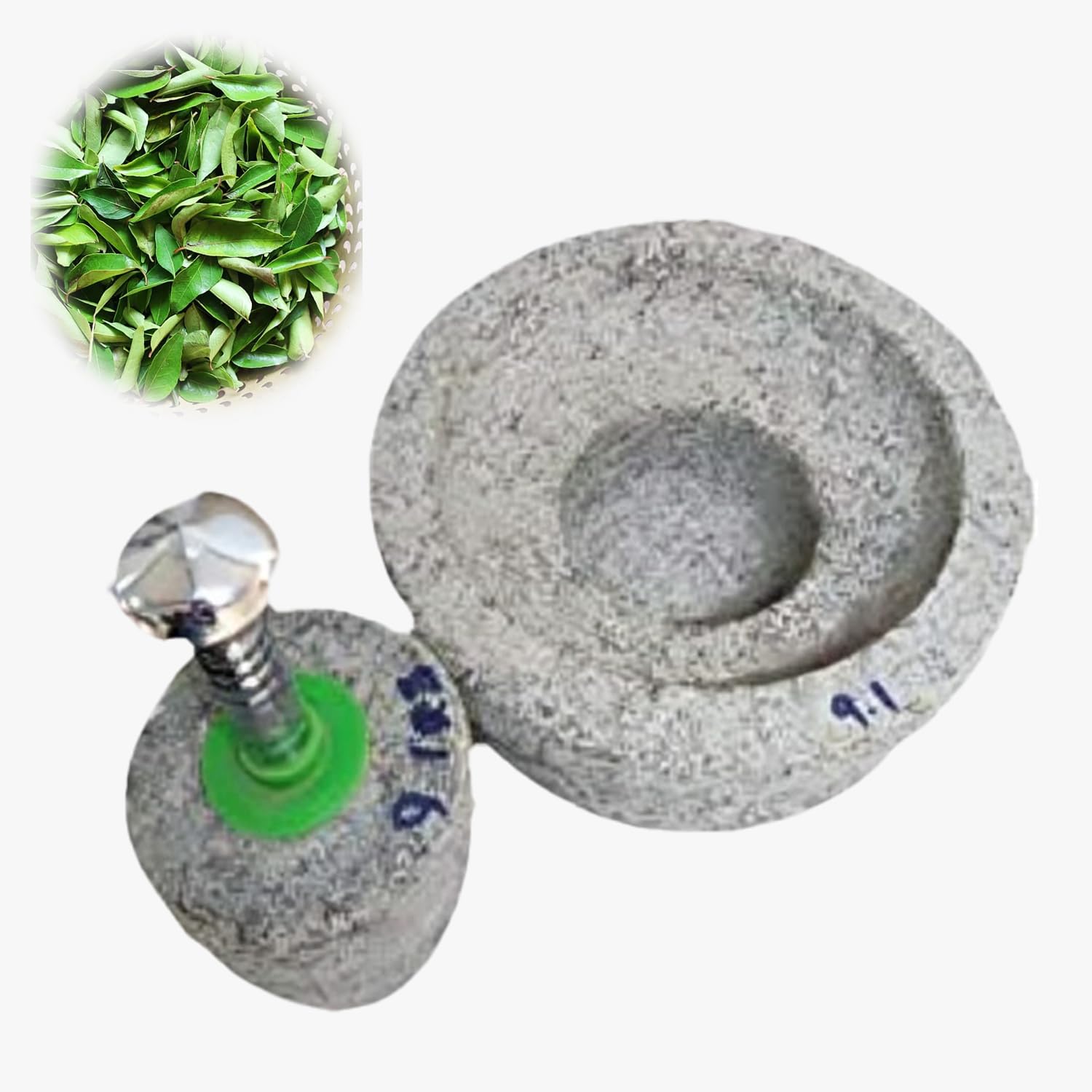 Buy Lakshmi Handy Crafts Stone Grinder Stone Attukal Natural ...