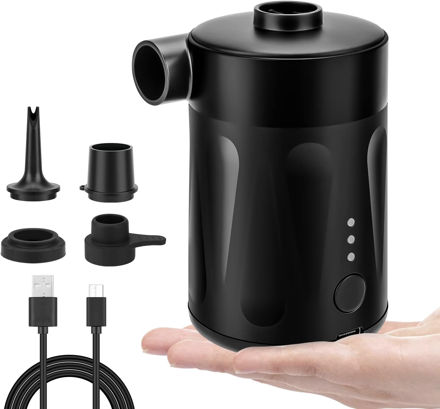 FreeLionVon Electric Air Pump Inflate Portable 4000mAh Rechargeable ...