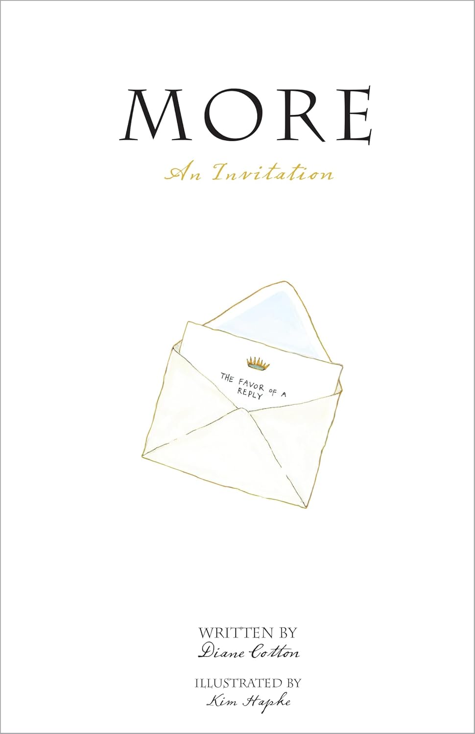 MORE: An Invitation - Kindle edition by Cotton, Diane, Hapke, Kim ...