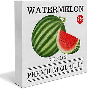Amazon.com: Watermelon Wooden Box Sign Watermelons Wood Box Sign Art ...