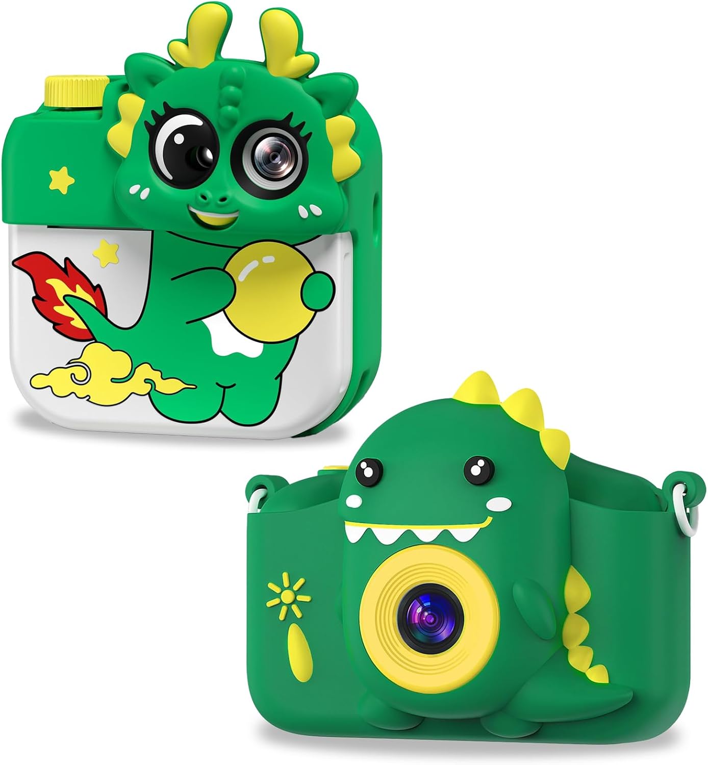 Amazon.com: Kids Camera Dinosaurs Kids Instant Camera for 3-8 Years Old ...