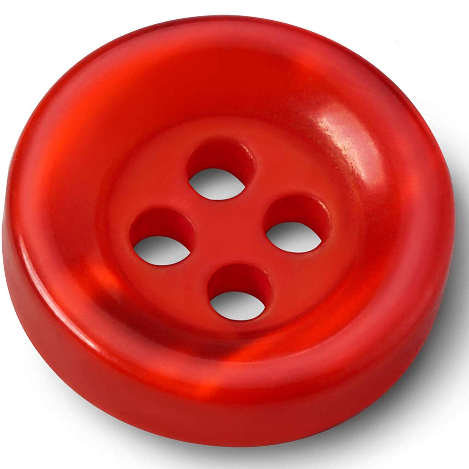 Red Sewing Button