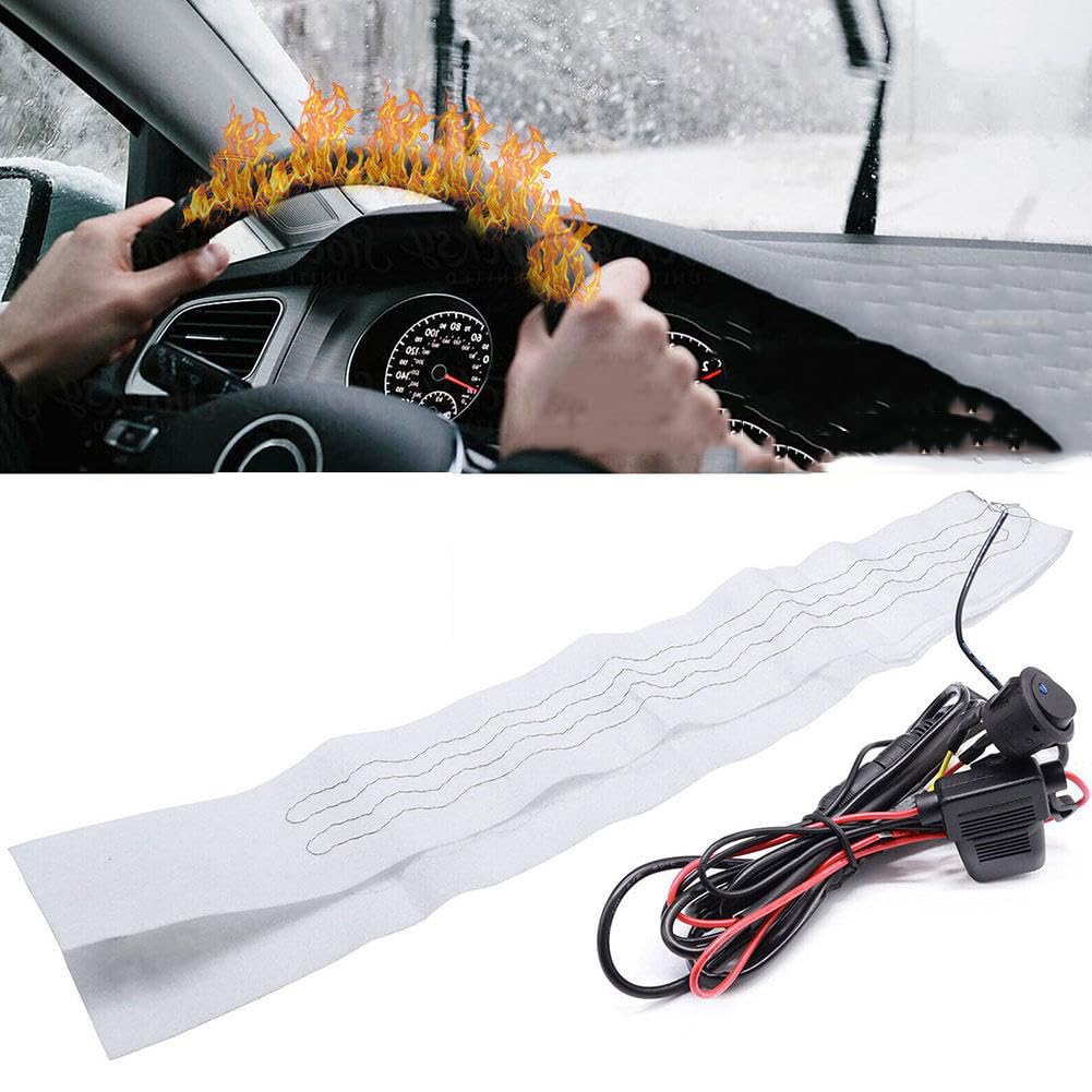 Amazon.com: Heated Steering Wheel Cover,12V Quick Hand Warmer Steering ...