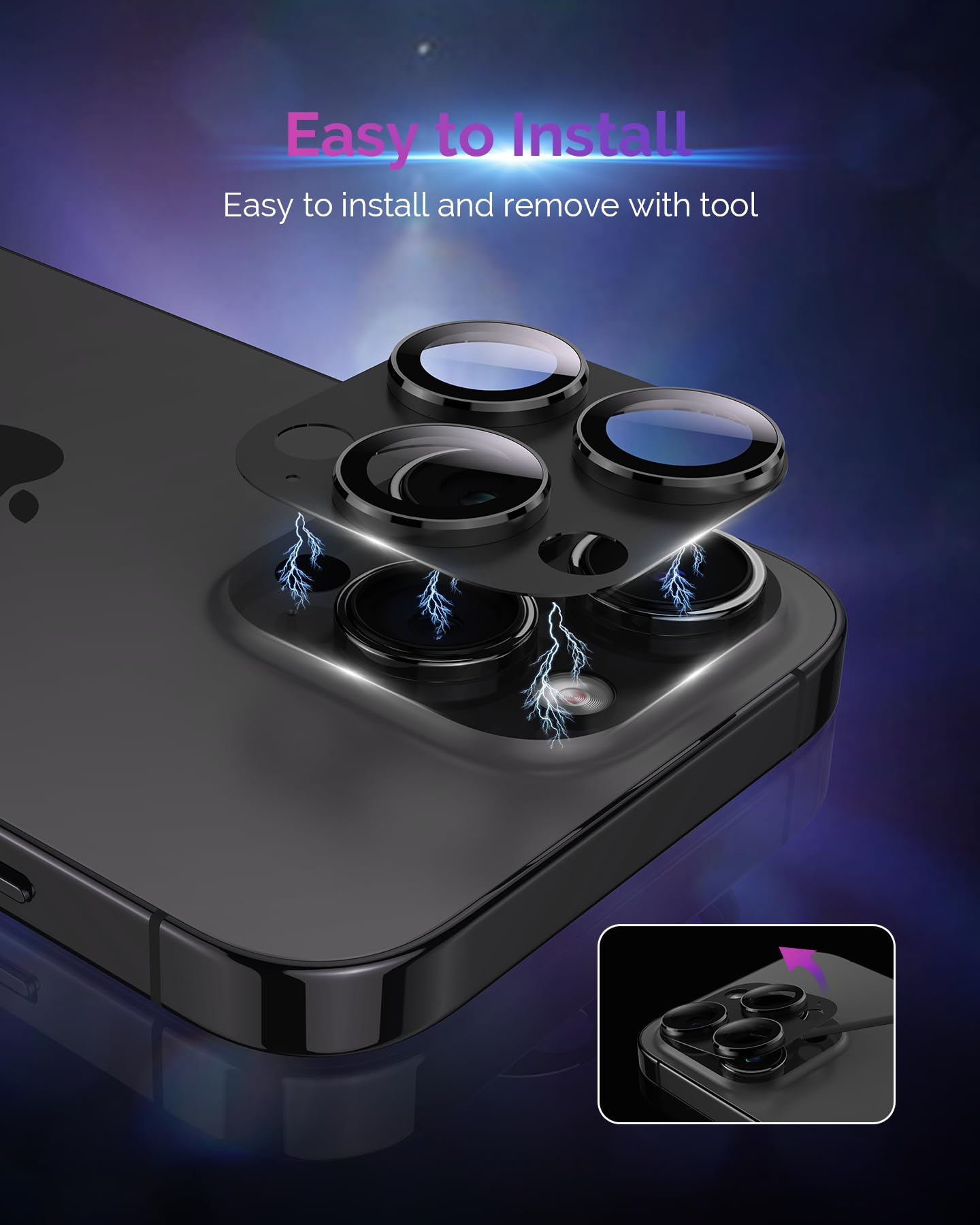 Snapklik.com : For iPhone 15 Pro/iPhone 15 Pro Max Camera Lens ...