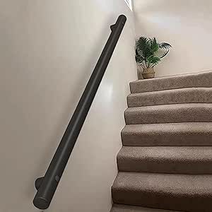 Wall Handrail for Stairs Inside, 1ft~20ft Staircase Banister Hand Rails ...