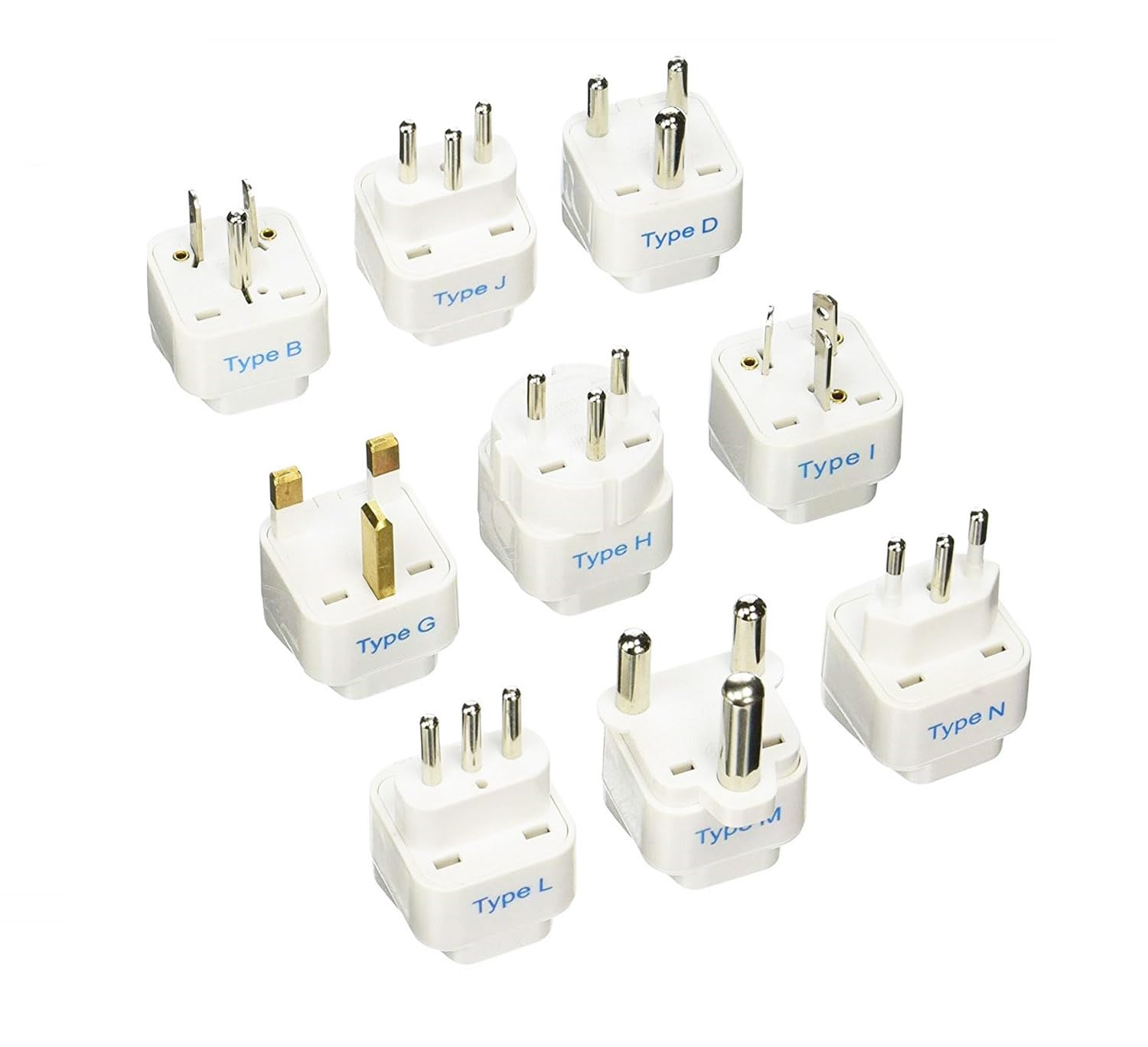 Buy Ceptics Travel Adapter with Types A-M Plugs, Travel Plug Adapter ...