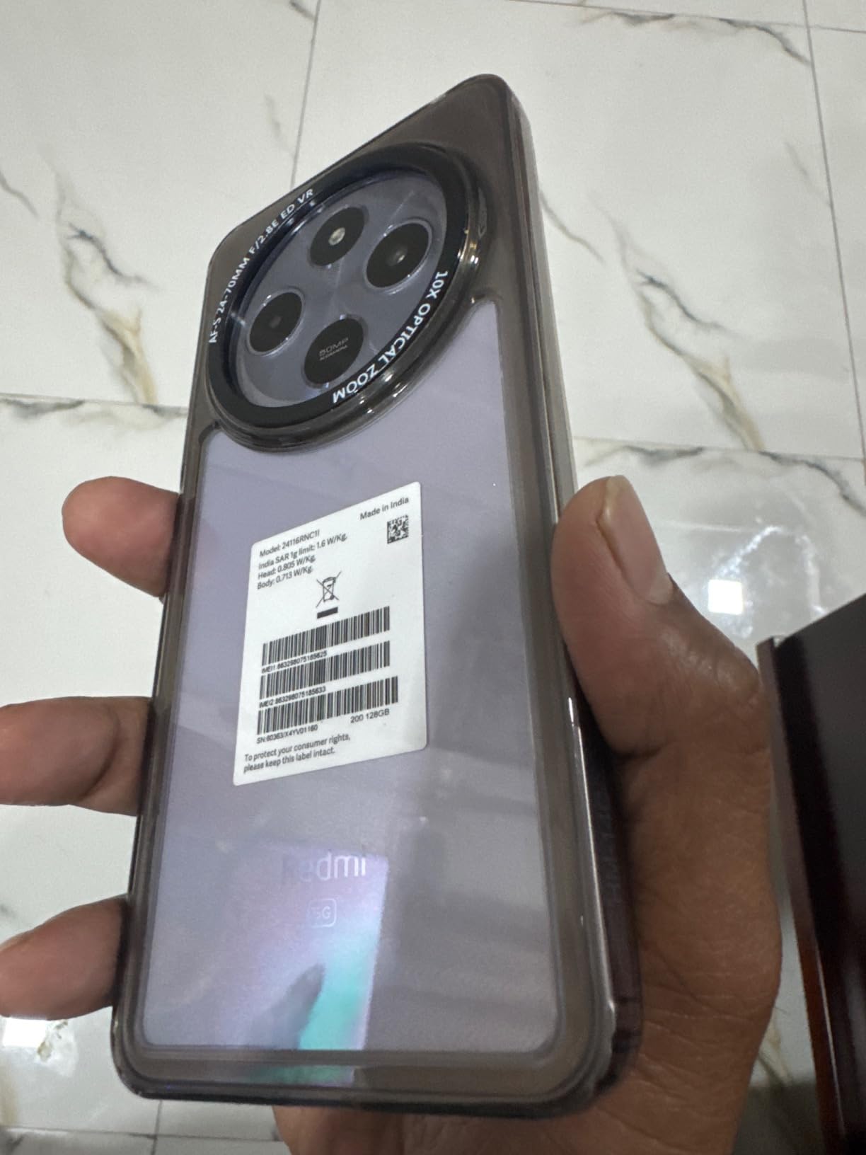 TheGiftKart Hybrid Shockproof Back Cover Case for Mi Redmi A4 5G / Redmi 14C 5G / Poco C75 5G ...