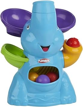 Amazon.com: Playskool Elefun Busy Ball Popper Active Toy for Toddlers ...