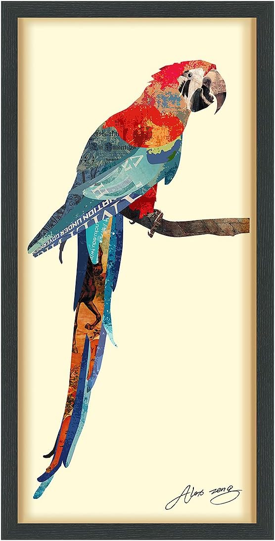 Amazon.com: Empire Art Direct Crane Dimensional Collage Handmade by ...