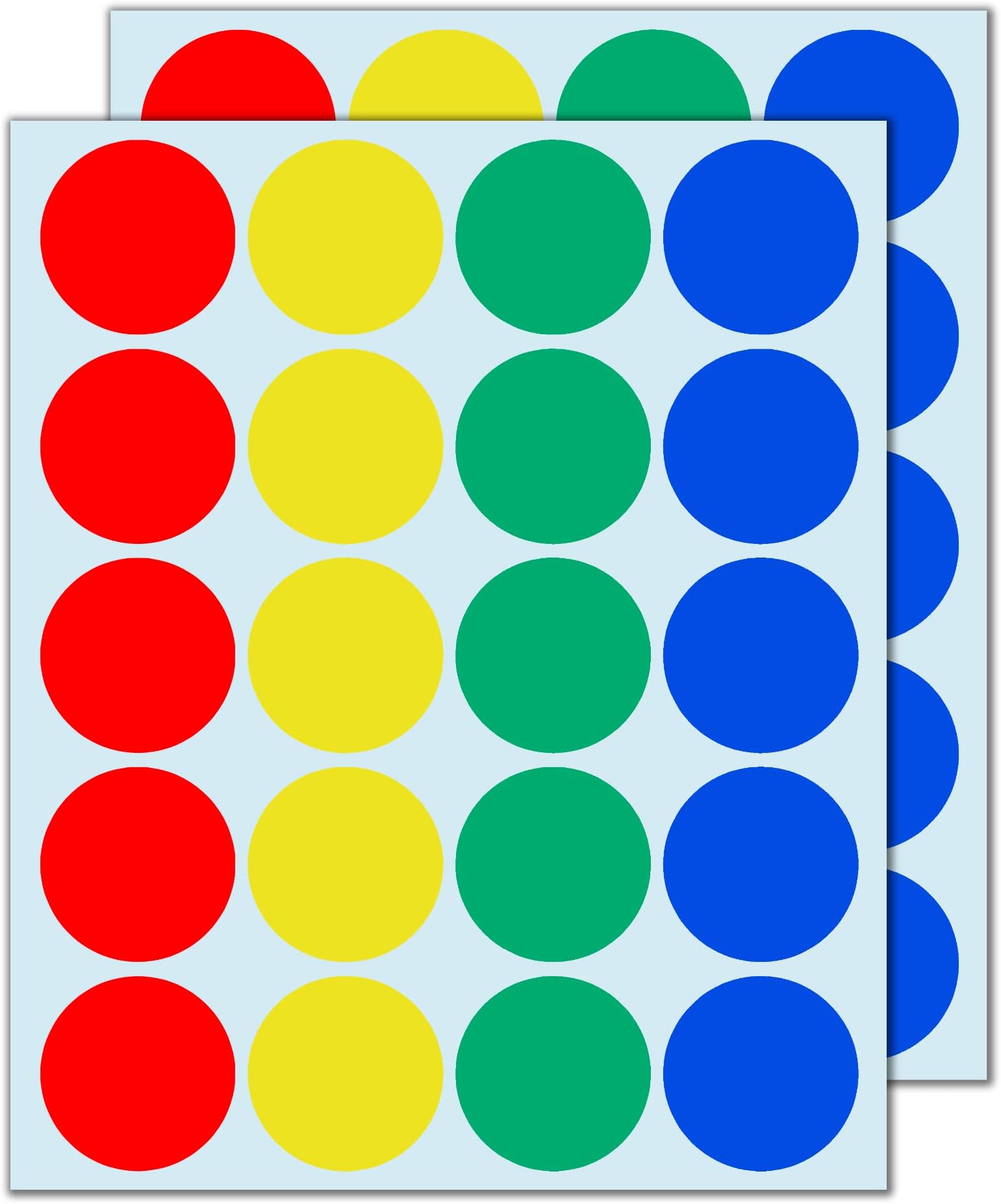 Amazon.com : 200 Pieces, 2 inch - Large Colored Moving Stickers, Round ...