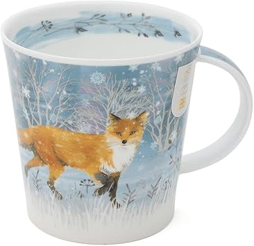 Dunoon Fine Bone China Mug Moonbeam Winter Wildlife Collection - Made ...
