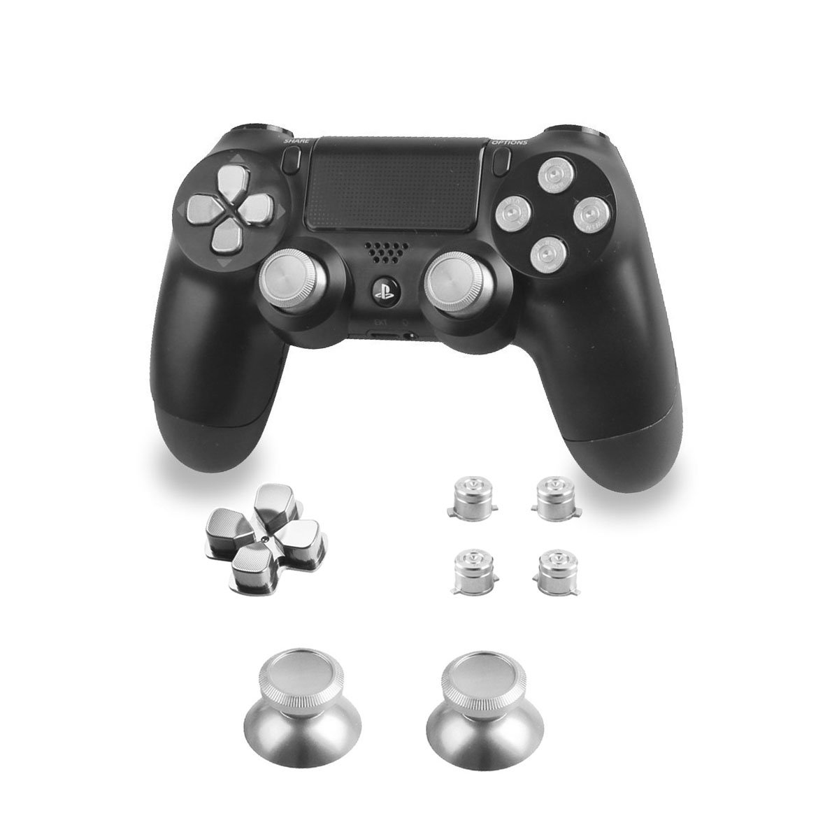Amazon.com: Xinkeen Aluminum Alloy PS4 Controller Replacement ...