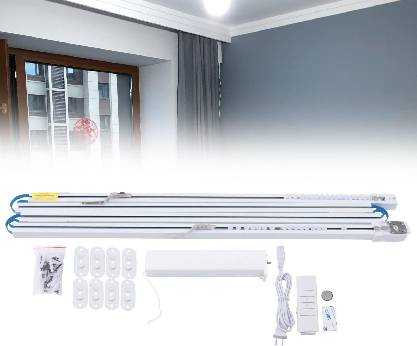 Amazon.com: Smart Curtains System, Electric Curtain Track with ...