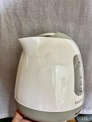 Amazon | ヒロコーポレーション ヒロ・コーポレーション 中身が見やすい 電気ケトル 保証付き 空焚き防止機能付き 1.0L スーパーコンパクト ホワイト HKM-100WH ロゴ袋付き ...