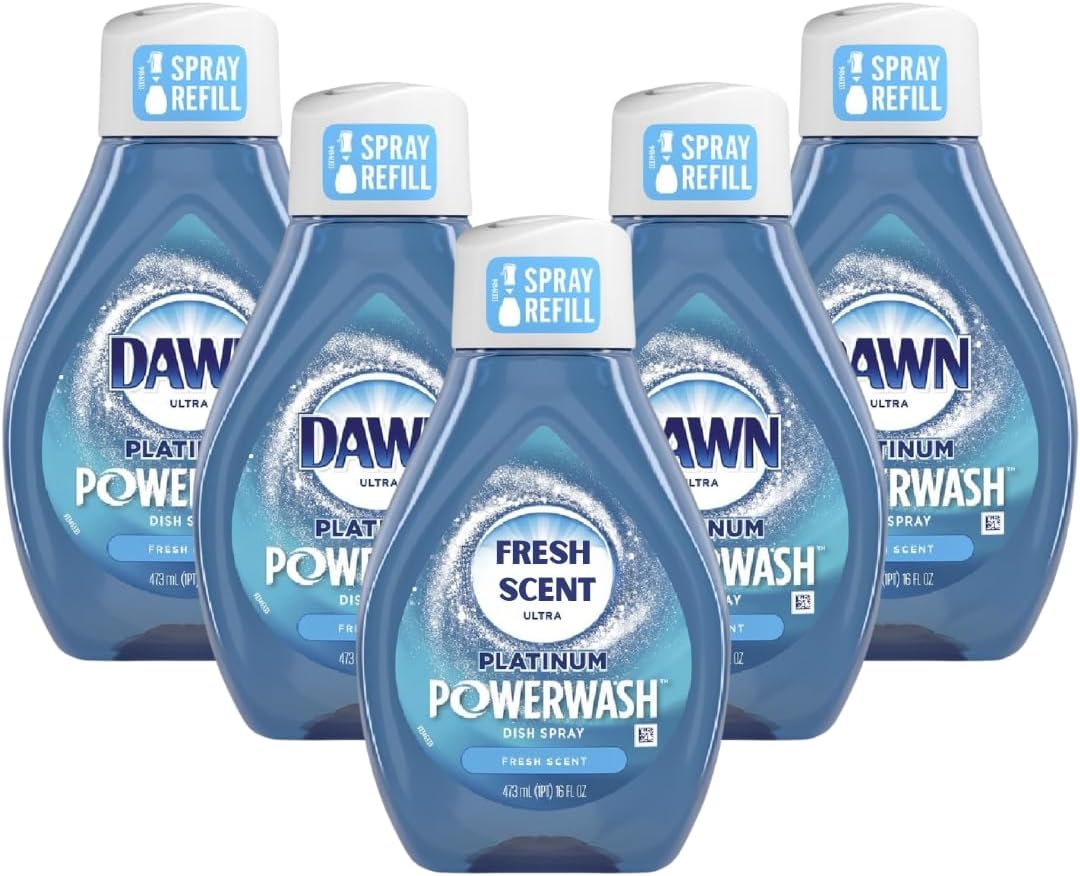 Amazon.com : Dawn Platinum Powerwash Dish Spray Fresh Scent Refill ...