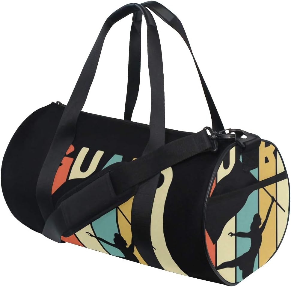 Amazon.com | Sports Gym Bag with Cute Color Guard Print, Travel ...