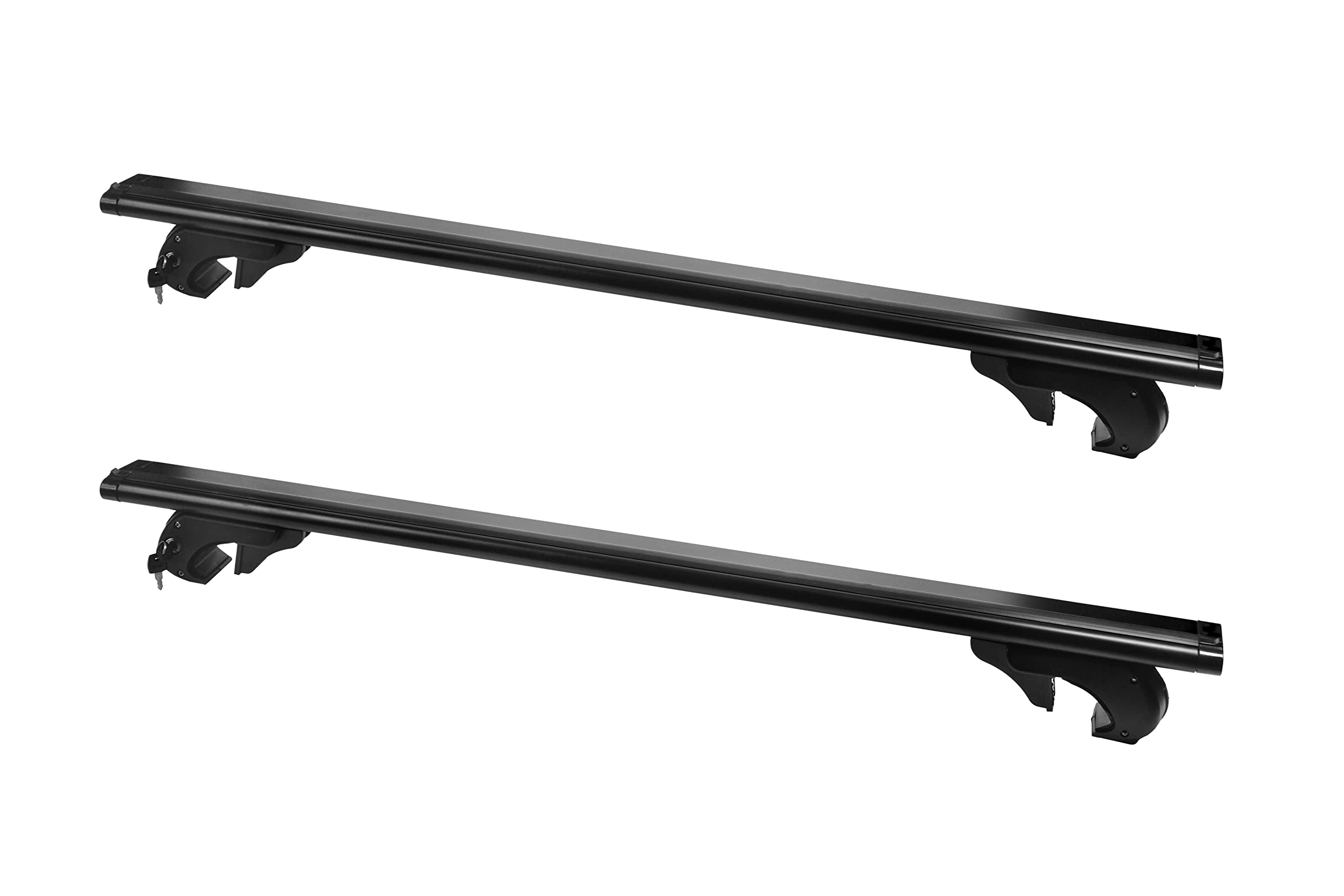Amazon.com: Bikegear Aerodynamic Aluminum Crossbars Roof Racks ...