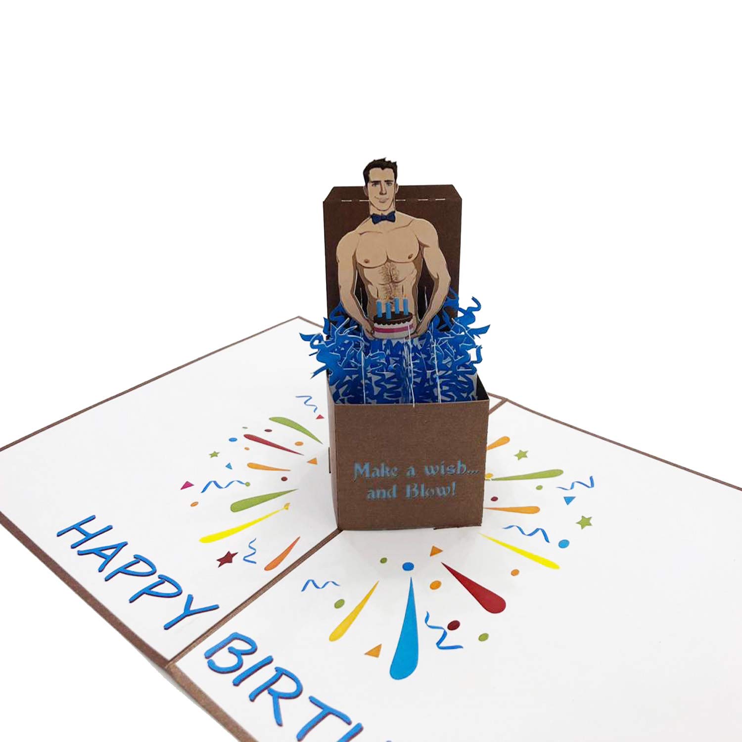 Buy Funny Happy Birthday Greeting Card With Envelope 3d Pop Up Birthday 