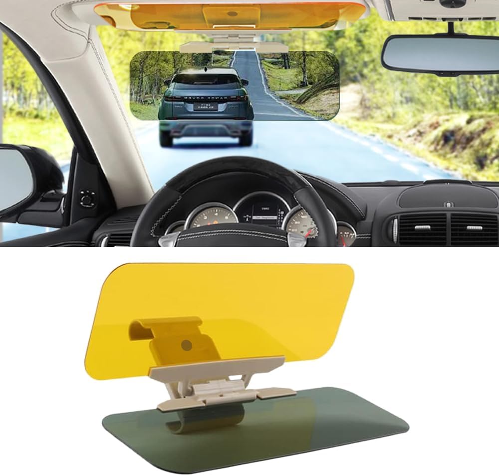 Amazon.com: WINUERK Car Sun Visor, Sun Visor for Cars, 2 in 1 Day and ...