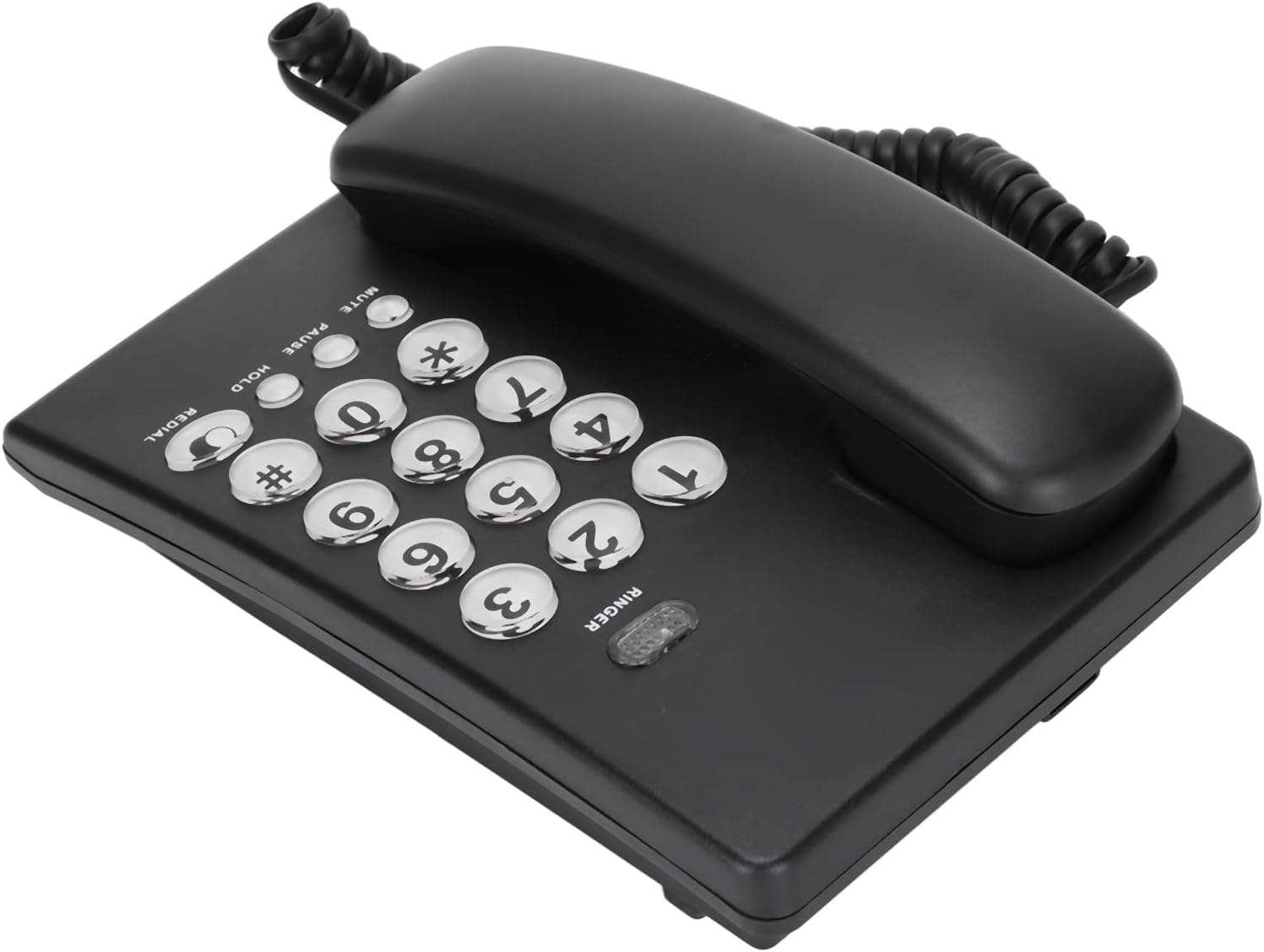 Amazon.com: Desktop Phone, Multifunctional Large Button Landline Phone ...