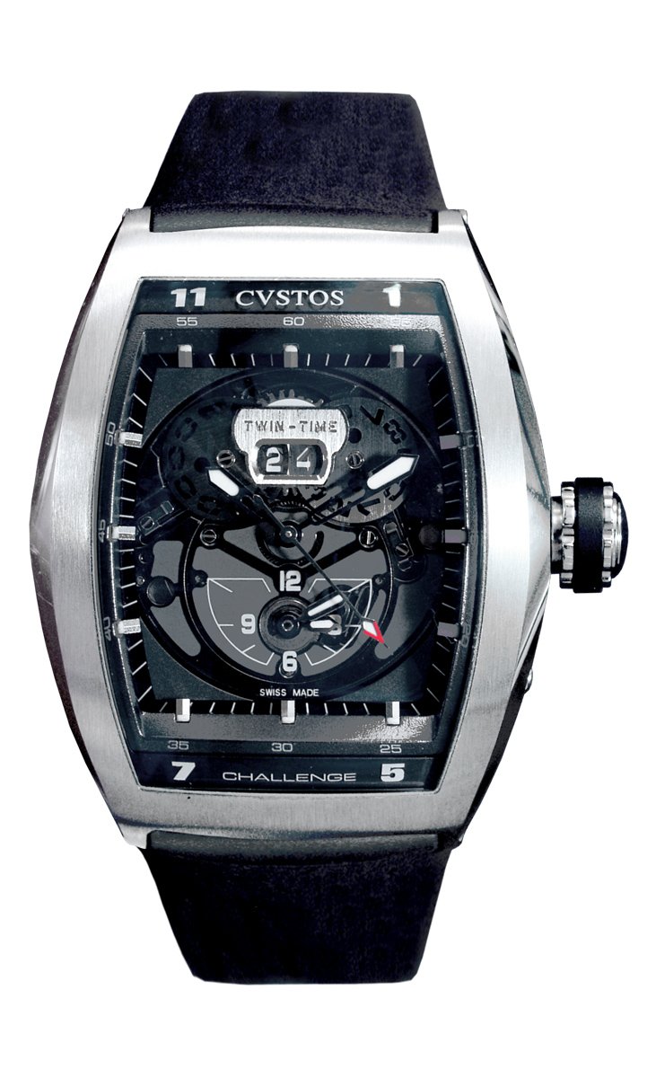 Cvstos Men's CVTTTNSTGR Challenge Twin-Time Steel Watch : Cvstos ...