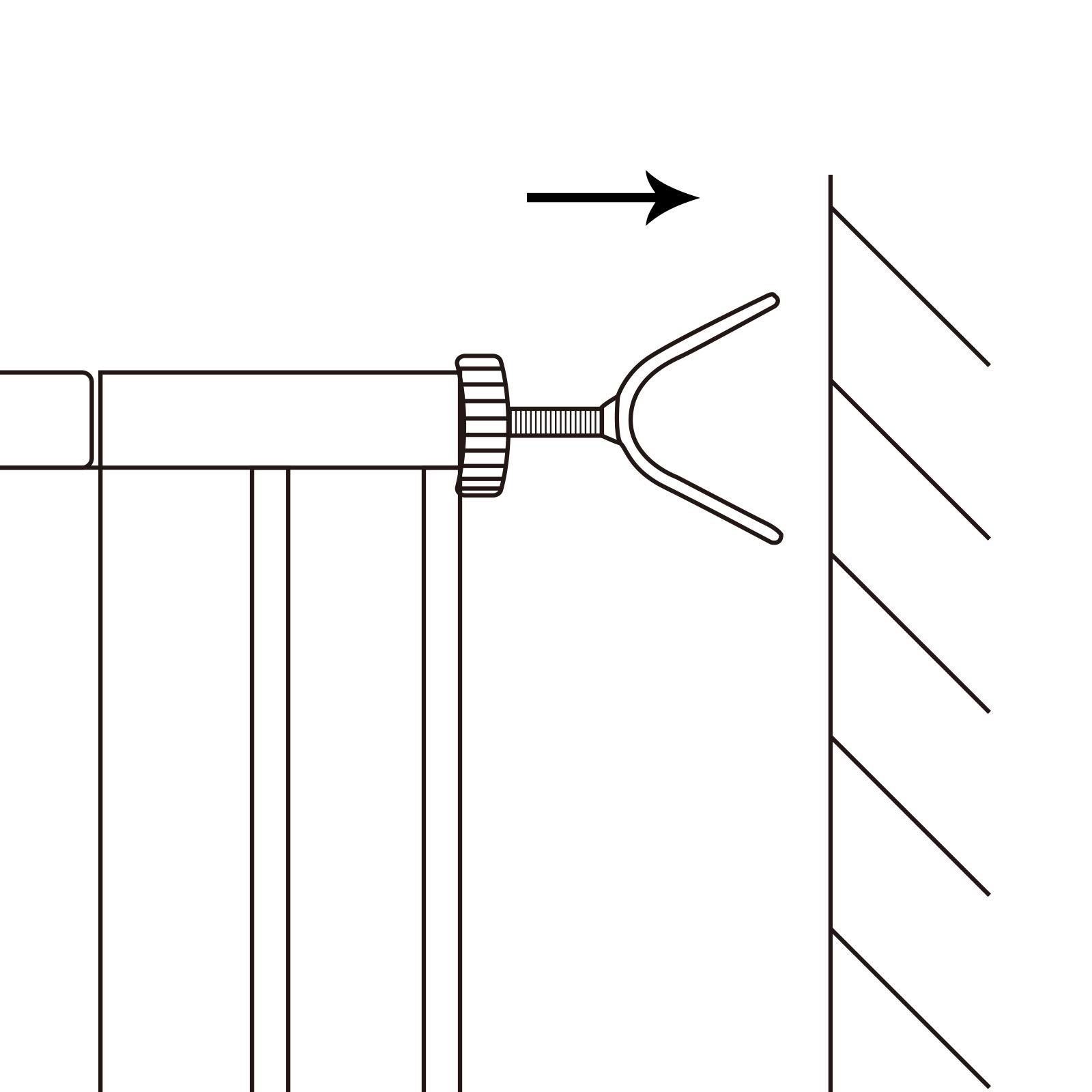 Buy Baby Gate Stairs Banister Adapter-GRANDOTO Stair Y Threaded Spindle ...