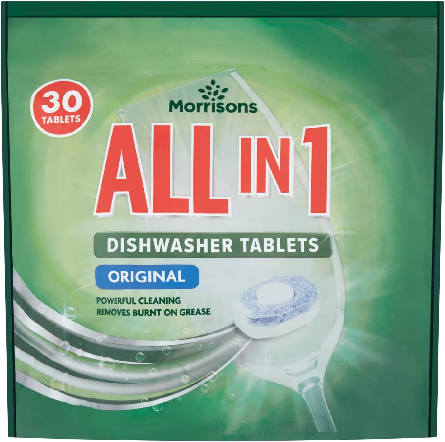 Morrisons All in 1 Original Dishwasher Tablets : Amazon.co.uk: Grocery