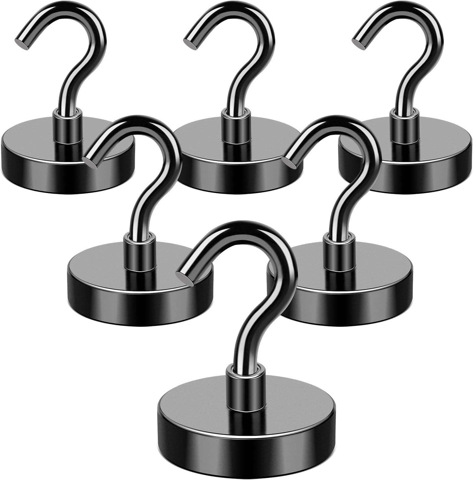 Amazon.com: MIKEDE Magnetic Hooks, 80LB+ Strong Magnets Hooks Heavy ...