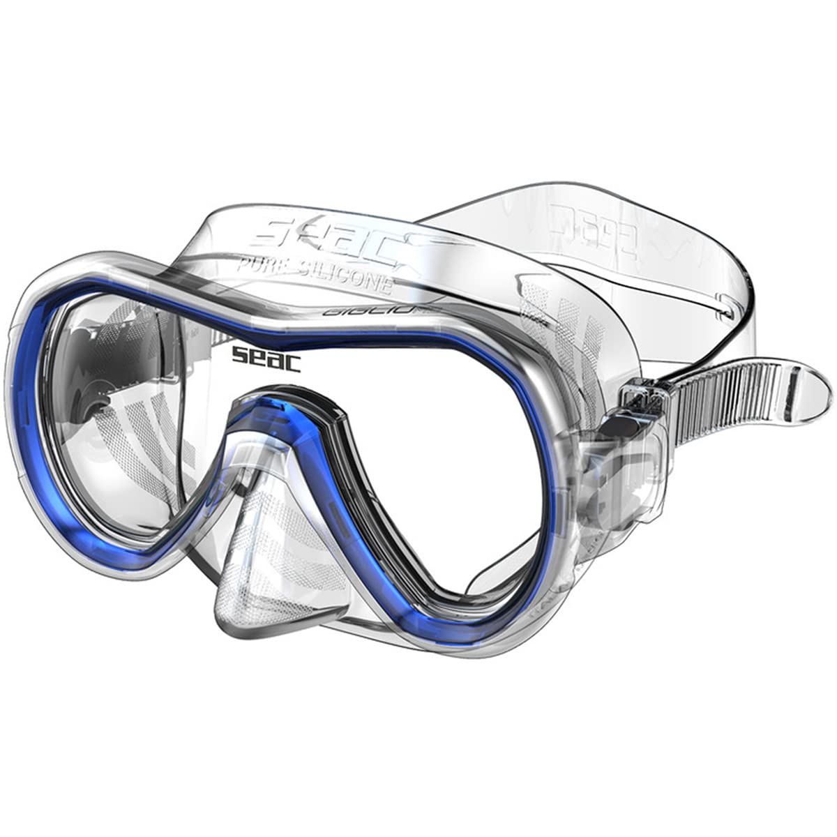 Snapklik.com : Seac Giglio MD Snorkeling Mask For Kids - Blue