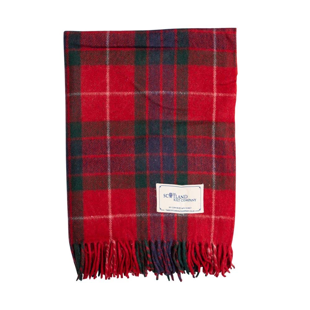 The Scotland Kilt Company Knee Travel Rug Tartan Wool Blanket - Fraser ...