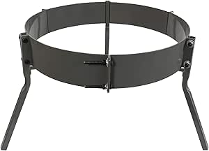 Amazon.com : Highwild Deer Feeder 55 Gallon Barrel Band Leg Mounting ...