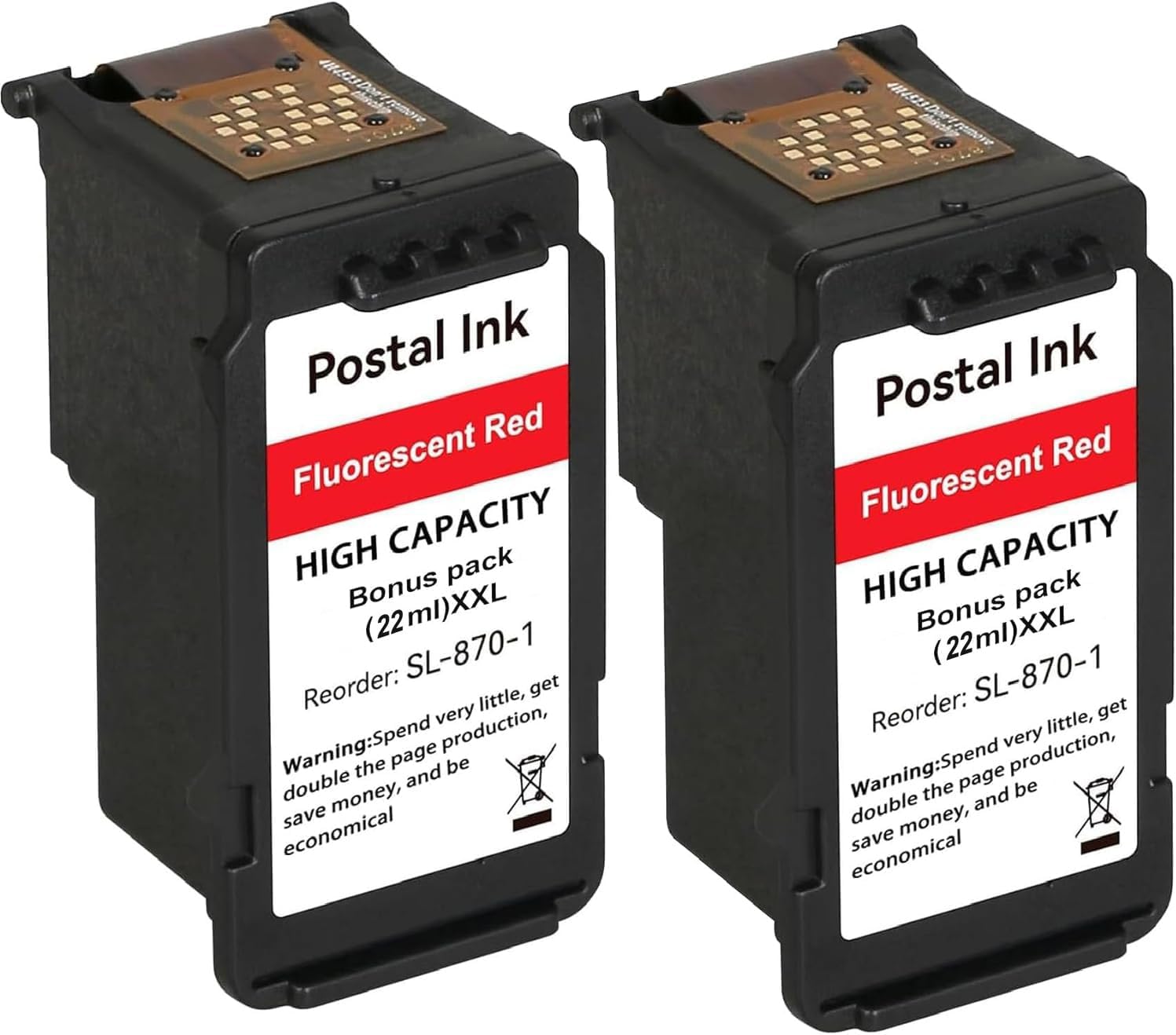 Amazon.com: SAIBOYA XXL SL-870-1 Red Ink Cartridge 22ML High Capacity ...